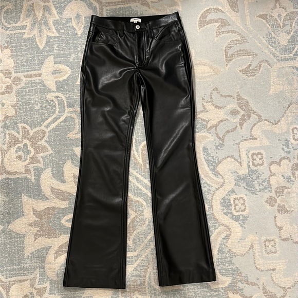 A.L.C. | Pants & Jumpsuits | Alc Freddie Faux Leather Pants Black 4 ...